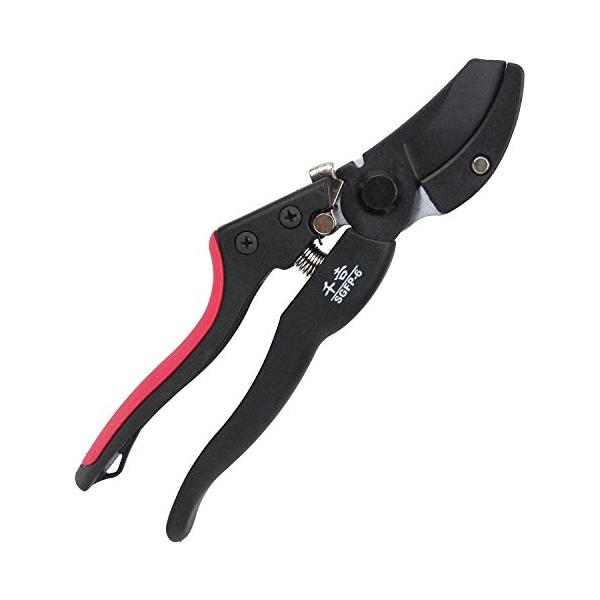 太枝切用・redblack  SGFP-6・・Style:太枝切用・用途:花・草・小枝を切る剪定・整枝作業用・特徴:ヤニや汚れの付きにくいフッ素コート刃を採用し作業後のお手入れも簡単・特徴:力が伝わりやすいワイドグリップ+カーブハンドル・全...