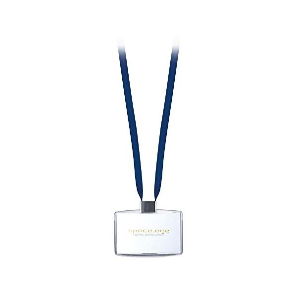 スタイリッシュブルー/-/EX-2604-B・パッケージ個数:1・スタイリッシュで使いやすい「space age」カードホルダー。ネックストラップ付き、ヨコ型(名刺サイズ)です。・大切なカードをなくさない、ダブルロック機構を採用しています。...