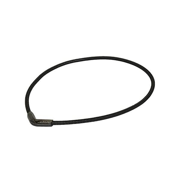 ネックレス・メタリックブラック 50cm TG681353・・Color:メタリックブラック・素材:紐(側生地)/ポリエステル、ポリエステルラメ 紐(中芯)/エラストマー 留め具/ポリアセタール・性別:男性/女性・サイズ:50cm・カラー:...