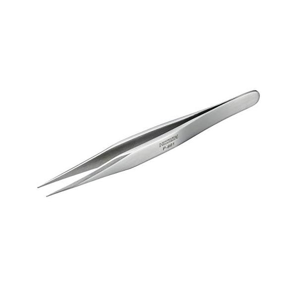 先端幅:0.6mm・  P-891・・Style:先端幅:0.6mm・強力型ピンセットのスタンダードシリーズ・細かな部品や小型パーツのピックアップに。・ネイルアート・まつエク・プラモデル・デコブロック・ビーズ・パズル・キャラ弁・ネジ掴みなど...