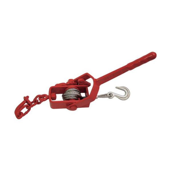 シルバー/最大使用荷重:0.5t/NB500・パッケージ個数:1・使用荷重:500kg・調整代:355~1255mm・ワイヤー長さ:1300mm