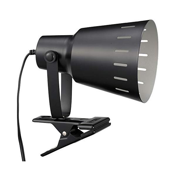 ブラック/クリップ…約100mm、アーム…約64mm、セード…（約）外径110mm×長さ151mm/LTC-N126AW-K・Color:ブラック・パッケージ個数:1・クリップでワンタッチ、取付簡単・光の向きが自由に変えられます・強力クリッ...