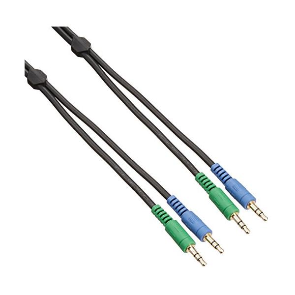 連結ケーブル・ブラック  YCBL-DC3M・・Style:連結ケーブル・期間 : 1年間・ヤマハ YVC-330/331/300用連結ケーブル3m(ステレオミニ×2/ステレオミニ×2)・種類: 単品