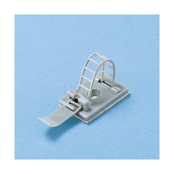 テープ固定グレー/結束径3~15mm/CA-CL13N・Size:結束径3~15mmStyle:テープ固定・パッケージ個数:1・ケーブルサイズにあわせて調節可能なケーブルクランプです。・高温、多湿個所では、接着テープとネジ止めの併用可能です...