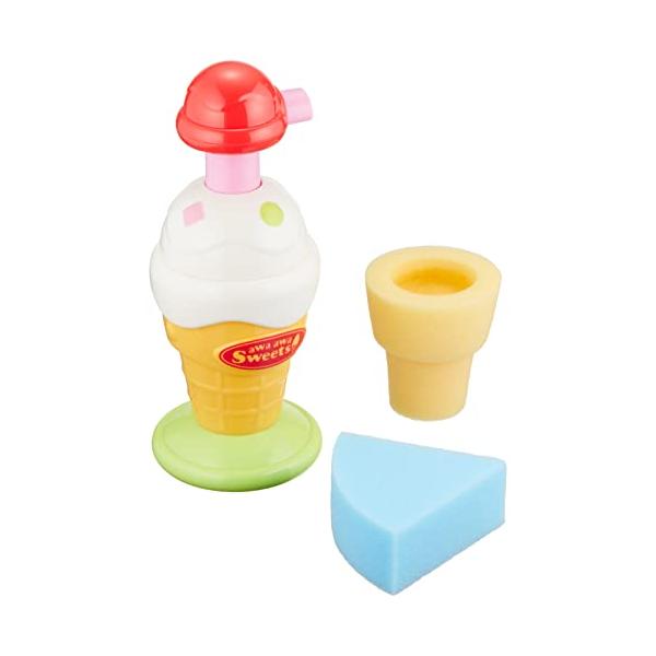 ・  7194・おふろでスイーツを作ろうおふろ遊びを楽しくする、ユニークなバストイ。おふろでモコモコ、パティシエごっこをしよう かわいいソフトクリーム型のポンプを押すとホイップクリームみたいな「泡」がモコモコ出てきます。・遊んだ後はボディソ...