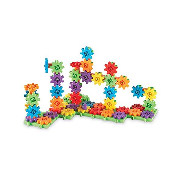 100ピース(デラックス)・Multicolor 12.00 x 10.40 x 4.10 Inches LER9162・・Style:100ピース(デラックス)・組み立て方は無限大。カラフルギアブロックで楽しい回転の世界を作ろう。・STE...