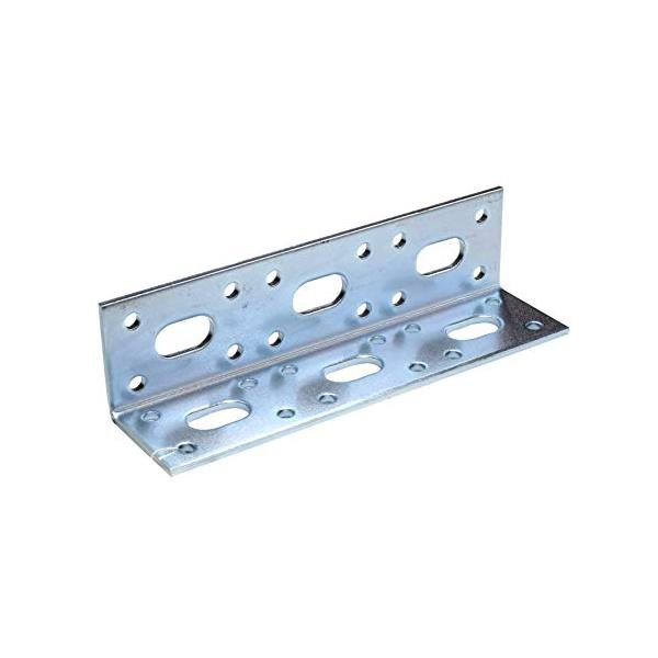 -/パワーアングル150/62850・Size:パワーアングル150・パッケージ個数:1・ボルトでもビスでもとめつけができるL型アングル・サイズ(t)3x(W)40x(A)150xmm 。(材質)鉄。(表面処理)ユニクロ。・DIYや家具の補...