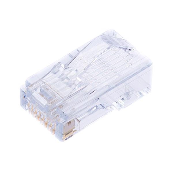 MP588-L(50個入り)・クリア  MP588-L・・Style:MP588-L(50個入り)・コンタクトの配列をチドリ型にしてストロ-クの影響を大幅に低減させました。・単線、より線共用タイプです。・シングルパ-ツ構成で、施工が簡単です...