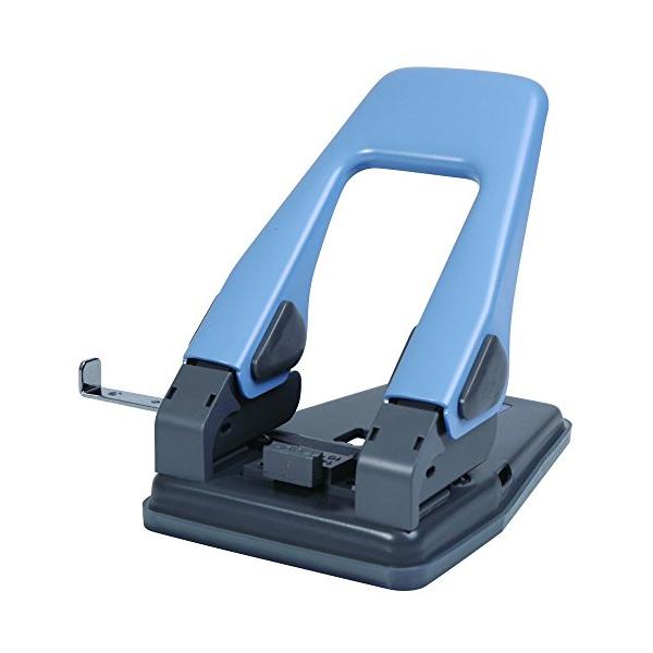 ブルー/2穴パンチ/PU-80N-BU・Color:ブルー・パッケージ個数:1・カラー青・穴あけ枚数PPC用紙42枚・サイズW111×D171×H151mm・質量910g・日本製
