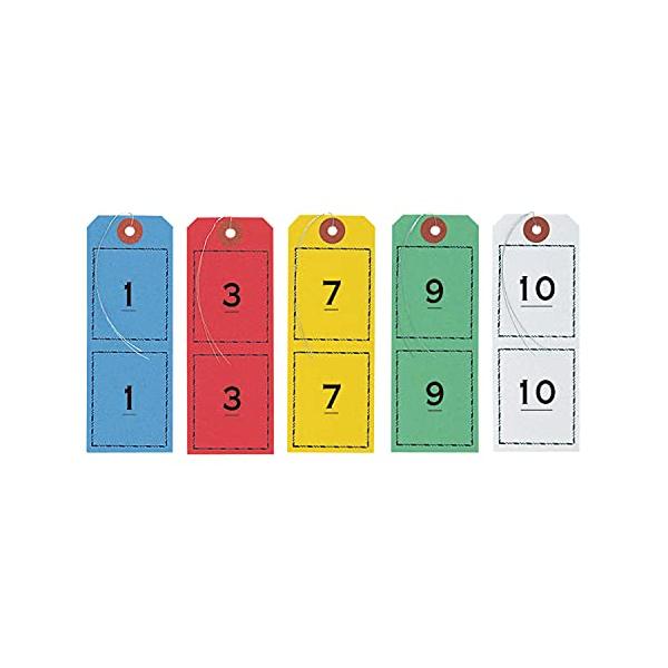 5色(500枚)青・緑・赤・黄・白/500枚/BF-105・Color:青・緑・赤・黄・白・パッケージ個数:1・カラー青・赤・黄・緑・白(各100枚 計500枚)・サイズW47×W130mm・日本製