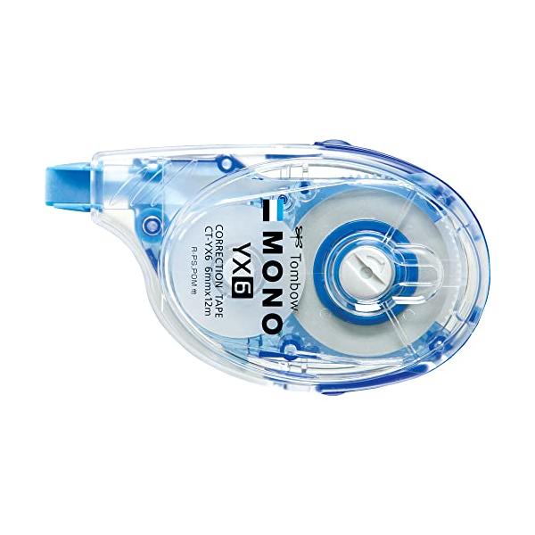 ・ 6mm幅 CT-YX6・・Size:6mm幅・特長横書き文書を消しやすいヨコ引き修正のロングセラー／つめ替えタイプ・テープサイズ幅6mm×長さ12m・仕様フラットボディ／巻き戻しボタン付き／横引き・本体サイズ幅50×厚さ19×全長88m...