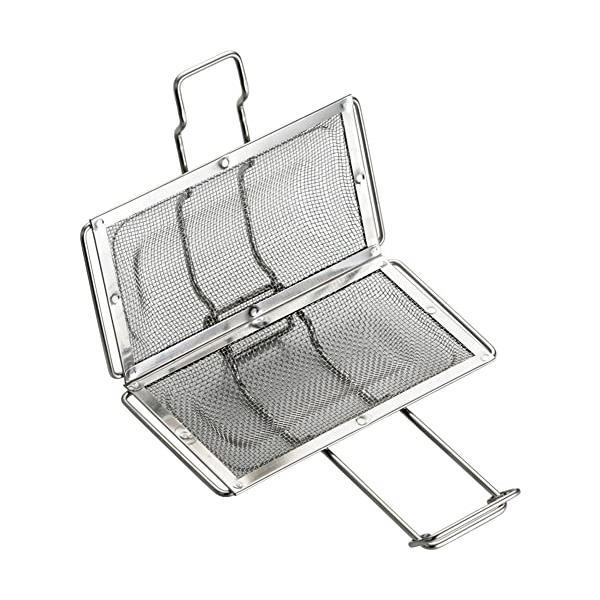 10)ホットサンドメーカー ハーフ・シルバー  GK-HSH・・Style:10)ホットサンドメーカー ハーフ・サイズ(約):17.8×16.5×4cm・本体重量(約):190g・素材・材質:ステンレス鋼（クロム18%、ニッケル8%）・生産...