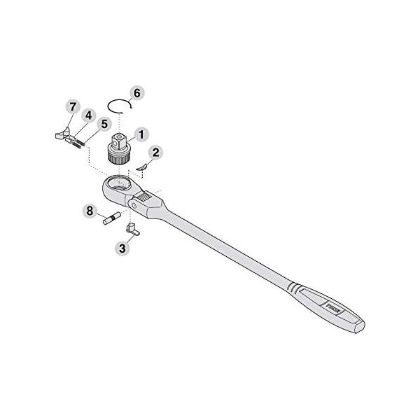 RK-RH4FH・シルバー  RK-RH4FH・・Style:RK-RH4FH・適合機種：RH4FH、RH4FHL、RH4FHX・構造用鋼・歯車組立、防塵用フタ、小ハンドル、ブッシュ、スプリング、止め輪、クサビ・歯車組立、クサビ、小ハンドル...