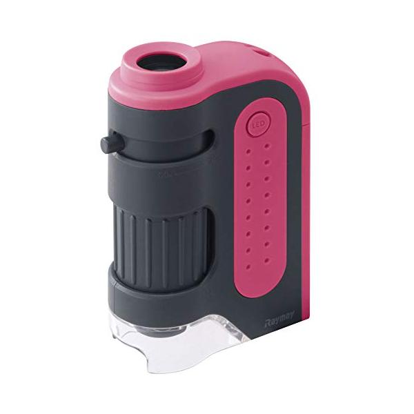 ピンク・ピンク  RXT203P・・Style:ピンク・W6cm×H9.2cm×D3cm・倍率60~120倍・LEDライト付き・UVライト付き・本体サイズ W6cm×H9.2cm×D3cm 付属品ストラップ