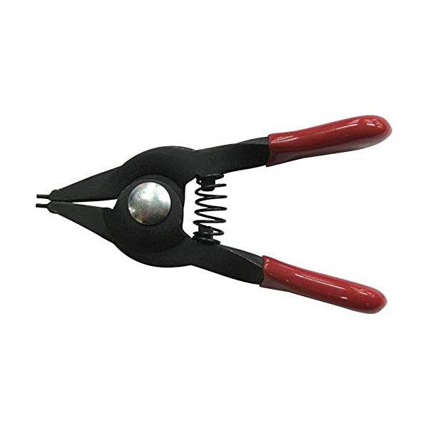 軸用ストレートレッド/軸用ストレート/11336・パッケージ個数:1・使用範囲:10~30mm・先端形状:ストレート・仕様:軸用、C型止め輪用・本体が小柄なので、狭い場所での作業に適合。・C型形状の止め具、スナップリングの脱着に便利。