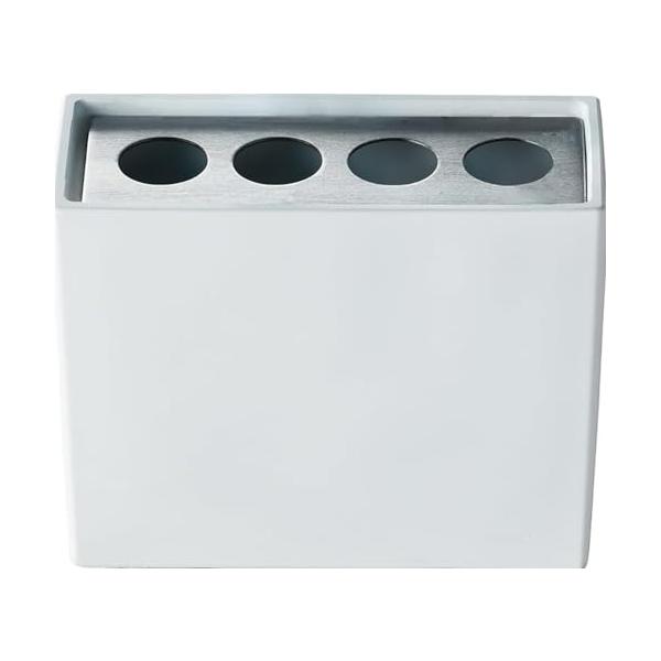 4本用 ホワイトホワイト/4本用/HO1839・パッケージ個数:1・サイズ:幅11×奥行4.5×高さ9cm・トレー/ステンレス鋼・アスベスト含有なし商品・生産国:中国