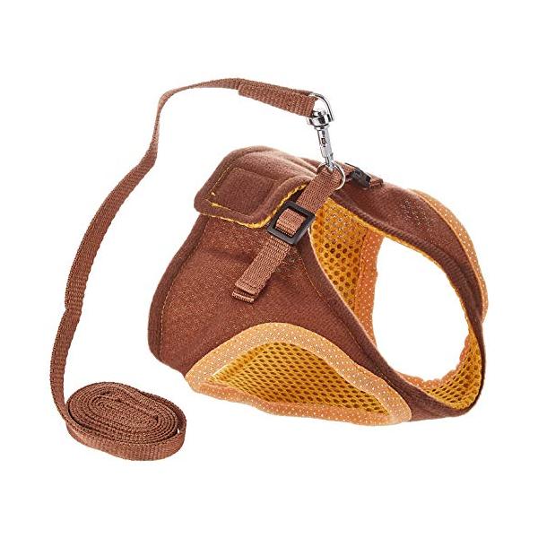 ・ブラウン M 4906456540076・・Size:MColor:ブラウン・原産国:中国・うさちゃんのからだにやさしいベストハーネス