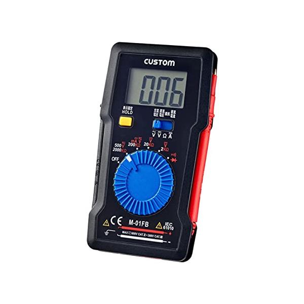 デジタル赤、黒/-/M-01FB・Style:デジタルPatternName:100Ω以下でブザー・パッケージ個数:1・デジタルマルチテスター 携帯に便利なコンパクトサイズのデジタルマルチテスター です。・収納可能本体横にテストリード収納可...