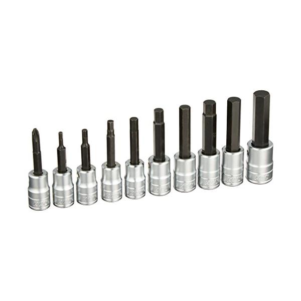 セット内容:3、4、5、6、7、8、9、10、12、+No.2・ 差し込み角9.5mm、サイズ:3、4、5、6、7、8、9、10、12、+No.2 TBT310H・・Size:差し込み角9.5mm、サイズ:3、4、5、6、7、8、9、10、...