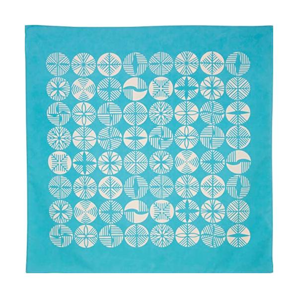 ・伊砂文様 松 ターコイズ 70cm 10282-201・・PatternName:01.松・サイズ約70×70cm。持ち運びに便利なコンパクトなサイズ感。・おすすめシーンサブバッグ、コンビニ・スーパーでのちょっとしたお買い物、旅行での荷物...