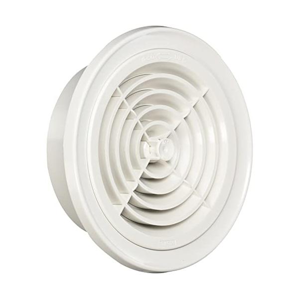 ・シルバーグレー  KS-8603PRN・・PatternName:網なし・適用パイプ : キョーワ150 (内径φ152)・換気有効面積 (cm2) : 90・9.8Pa時通気量 (m3/h) : 112.8・仕様 : 網なし