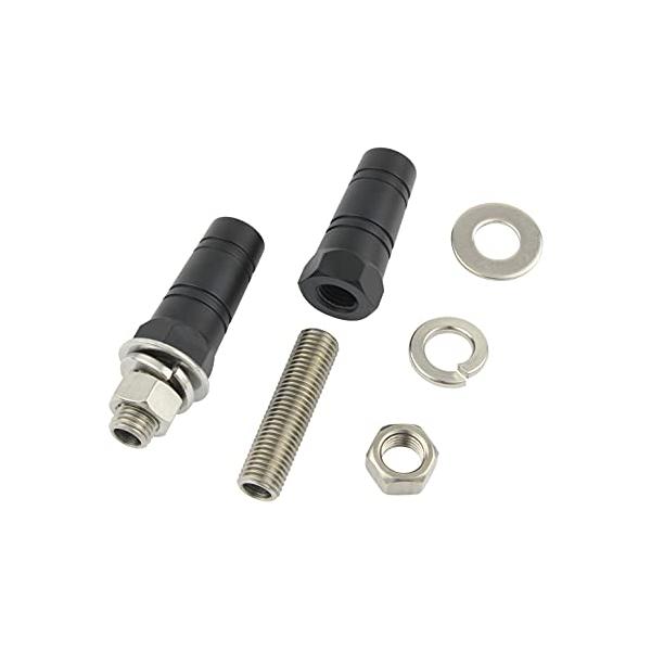 M10X40mm スタッドボルト・マットブラック 40mm 098103-26・・Color:マットブラックSize:40mmStyle:M10X40mm スタッドボルト・カラー:マットブラック・ステー長: 40mm・車体側取付ネジ: M1...