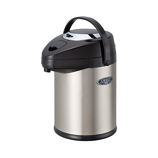 ・シルバー 2.5L MPS-25-XA・・Size:2.5L・サイズ:W18.5×D23.3×H27.8cm、口径:6.9cm・本体重量(kg):1.5・容量:2.5L