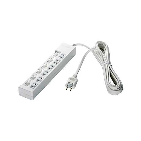 個別スイッチ・6個口 2m BSTAPSW2620WH・・Size:2mStyle:個別スイッチColor:6個口・●2ピン6個口の電源タップ・■プラグ仕様:2ピン■口数:6個口・■スイッチ:個別スイッチ・■外形寸法(幅×高さ×奥行):25...