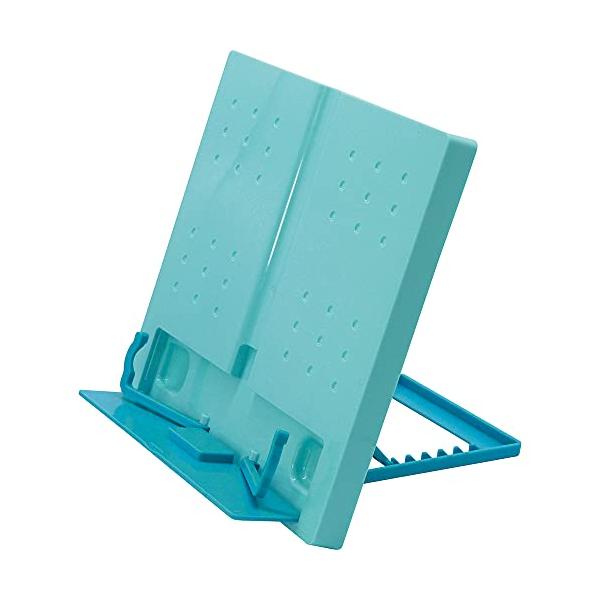 折り畳み・ライトブルー タブレットスタンド 063327・・Color:ライトブルーSize:タブレットスタンドStyle:折り畳み・特徴正しい姿勢でタブレットや教科書を見やすくするスタンド・仕様収納・携帯に便利なコンパクト設計（折り畳み時...