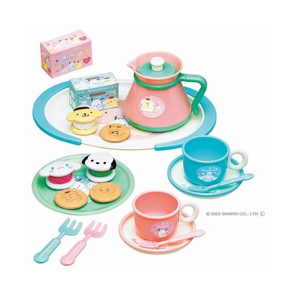 ティータイムセット・ ワンサイズ 5356・・Style:ティータイムセット・かわいいサンリオのおままごとセットパステルカラーでおしゃれ可愛いキャラクター達がいっぱいのおままごとセット。たのしく本物さながらのティータイムごっこができます。・...