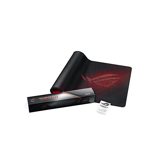 ROG Sheath・ブラック XL 90MP00K1-B0UA00・・Color:ブラック・サイズ:900 mm x 440 mm x 3 mm・質量:695g・ピンポイントの精度をもたらす完全に滑らかな表面・超大型ワイドデザイン・ロング...