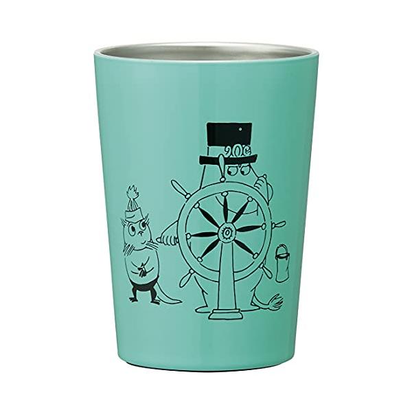 designムーミン/M/STCV2-A・パッケージ個数:1・サイズ：直径8.6×高さ12cm・素材・材質:本体＝ステンレス鋼/ 底板=熱可塑性エラストマー・容量：約400ml・保温効力：49度以上1時間・保冷効力：6度以下1時間