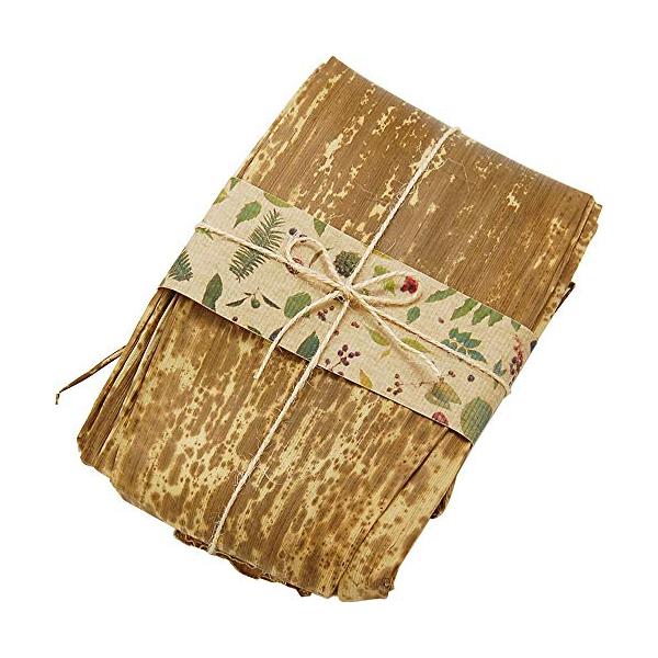 ・  88547・・PatternName:たけかわ(ひも付き) 10枚 12~14×53cm・お弁当グッズ キッチン雑貨 竹製