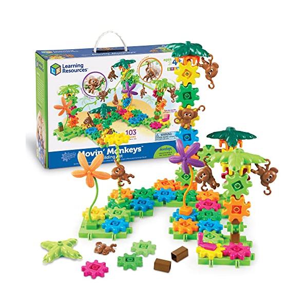103ピース(モンキー)・カラフル  LER9119・・Style:103ピース(モンキー)・パッケージサイズ : 約 幅 37cm x 高 28cm x 奥行 10.5cm・英語商品名 : Gears Gears Gears Movin'...