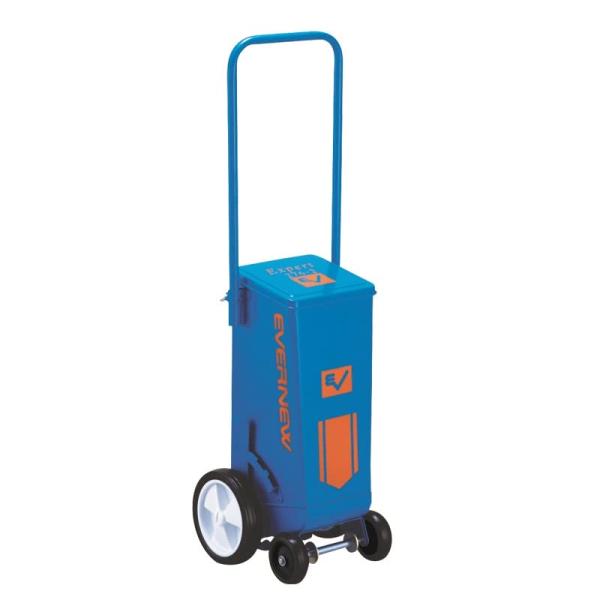 ブルー/-/EKA607・パッケージ個数:1・日本・サイズ=長さ24.4cm×幅24.5cm×高さ81cm・自重=3.2kg・標準容量(炭酸カルシウム)=約10kg・材質=本体:鋼板 タイヤ:EVA発泡 ホイール:ポリプロピレン