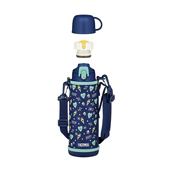 スポーツ・コップタイプ 2wayネイビーグリーン/1000 ml/FJJ-1001WF NVGR・Color:ネイビーグリーンSize:1000 mlStyle:スポーツ・コップタイプ 2way・パッケージ個数:1・直接飲める保冷専用スポー...