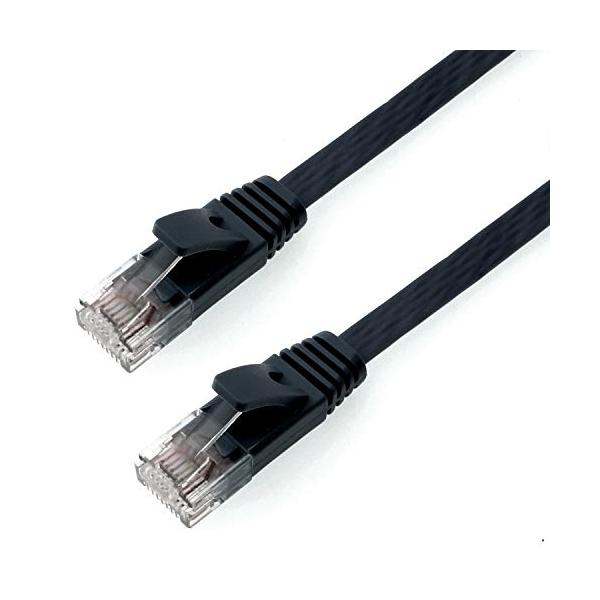 フラットケーブル・ブラック 50cm LC05-571FB・・Color:ブラックSize:50cmStyle:フラットケーブル・●コネクタ形状：RJ-45コネクタ(br)●結線方式：ストレート結線(br)●線体：より線ツイストペア（32A...