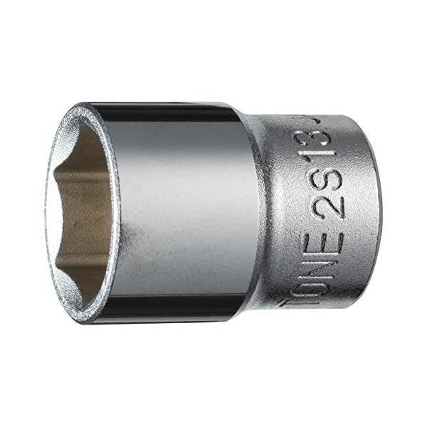 ・ 2S-13:二面幅:13mm 2S-13・・Size:2S-13:二面幅:13mm・対辺寸法(mm):13・差込角(mm):6.35・全長(mm):23.5