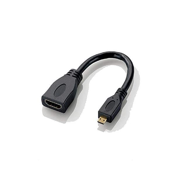 変換ケーブル(約10cm)ブラック/HDMI - micro HDMI/AD-HDAD2BK・Size:HDMI - micro HDMIStyle:変換ケーブル(約10cm)・パッケージ個数:1・HDMI端子(タイプA)をHDMI-Mic...