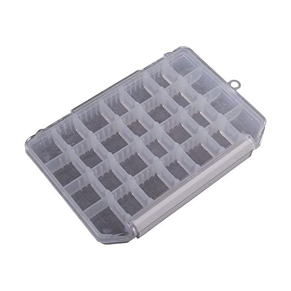 800NS (浅型)・クリア 可変式仕切板24枚付 ABCD・・Style:800NS (浅型)・サイズ:205×145×28mm・素材:ポリプロピレン・可変仕切板12枚付・ワームプルーフ対応