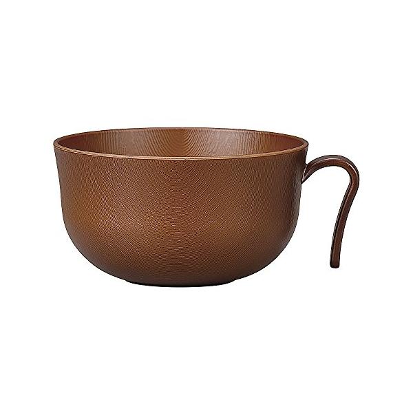 ・ライトブラウン サイズ：約D14.5 W12 H6.7 4512951116915・・PatternName:汁椀 (持手付)・サイズ：約D14.5 W12 H6.7