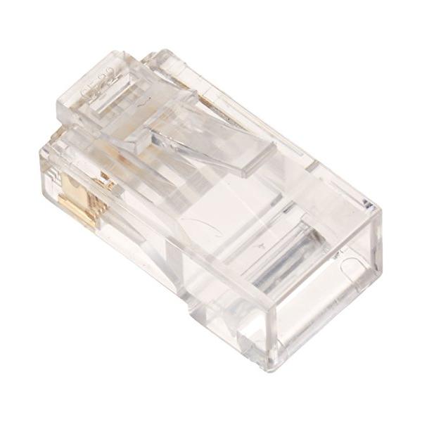 03.10個入標準タイプクリア/-/LD-6RJ45T10・Style:03.10個入標準タイプ・パッケージ個数:1・LANケーブル(ケーブルのみ)と合わせてLANケーブルを自作するためのRJ45コネクターです。・CAT6/CAT6Aの単線...