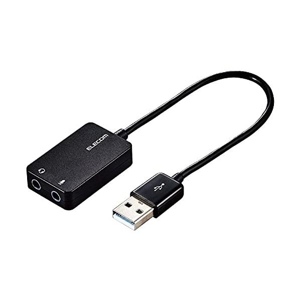 ケーブル/-/USB-AADC02BK・Color:ケーブル・パッケージ個数:1・オーディオ出力用φ3.5mmステレオミニジャック(3極、4極 両対応)とマイク入力用3極φ3.5mmミニジャックの2つの端子を搭載しています。・ヘッドホン端子...