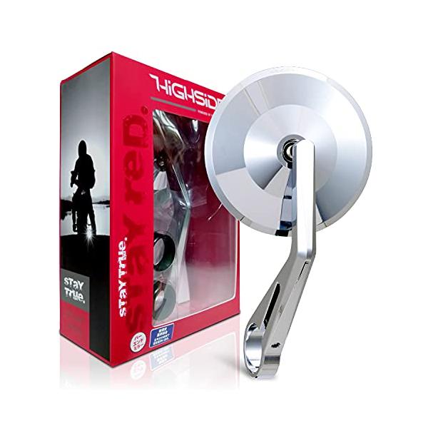 モンタナ/クローム・クローム ミラー:ラウンドタイプ 96698・・Style:モンタナ/クローム・用途バイク用アルミ削り出しバーエンドミラー・仕様1ハンドル内径φ12-φ22.0mmまで適合・仕様2左右共通片側1本・仕様3アルミ削り出しク...