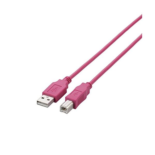 スタンダードピンク/3m/U2C-BN30PN・Size:3mStyle:スタンダードColor:ピンク・パッケージ個数:1・USBAのインターフェイスを持つパソコンやUSBハブに、USBBのインターフェイスを持つプリンタや外付けハードディ...