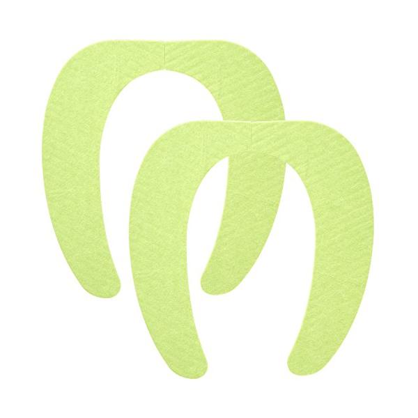 通常・無地・グリーン・2組入 10×40.5×0.3cm BB-480・・Color:グリーン・2組入PatternName:通常・無地・サイズ:10×40.5×0.3cm・内容量:2組入・便座にのせるだけ、取りつけ簡単な「ぴたQ」シリーズ...