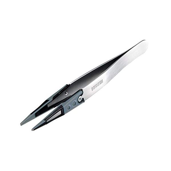 ESDソフト 先端幅1.5mm・  P-640-J・・Style:ESDソフト 先端幅1.5mm・チップ交換式ピンセット。あらゆる先端形状をラインナップ。作業に合わせてチップの交換ができます。・チップは静電気対策されたポリプロピレンとエラス...