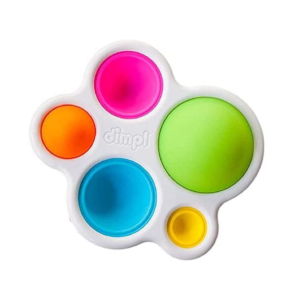 1)ディンプル・画像参照 横15×縦13cm FA192-1・・Style:1)ディンプル・アメリカ発 知育玩具メーカーFat Brain Toys (ファットブレイントイズ) 社の赤ちゃんおもちゃ Dimpl (ディンプル)。カラフルな丸...