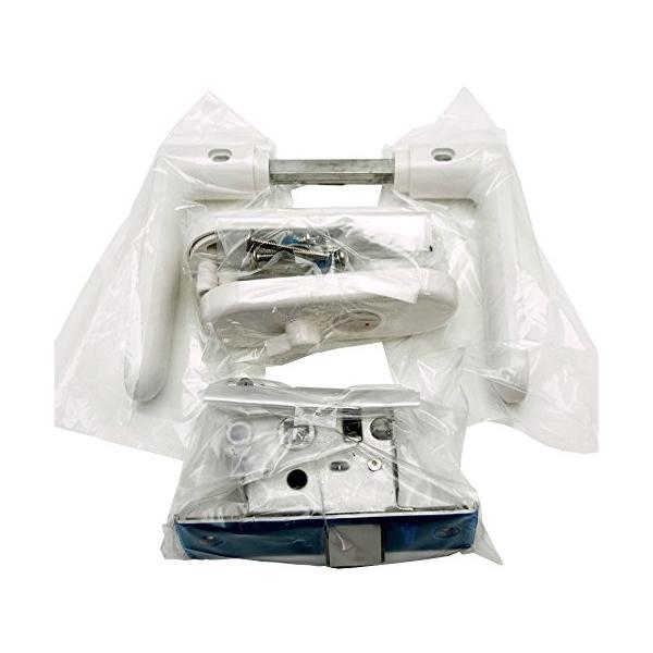 FU32-AP4-2A・ペールホワイト  FU32-AP4-2A-WH-W30・・Style:FU32-AP4-2A・色：ペールホワイト・ドア厚対応：30mmアルミ框用・バックセット：32mm・機能：間仕切錠