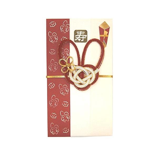 耳飾り・ホワイト W10×H18cm MM 1201・・Style:耳飾り・W10×H18cm・生産国:中国・付属品:中入封筒 短冊3枚付・水引:マイメロの形